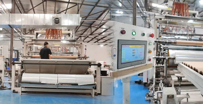 China Anhui Uniform Trading Co.Ltd factory production line