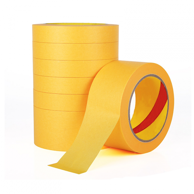 Rainbow Textured Paper Packing Adhesive Tape Roll Painters Masking Tape 50M