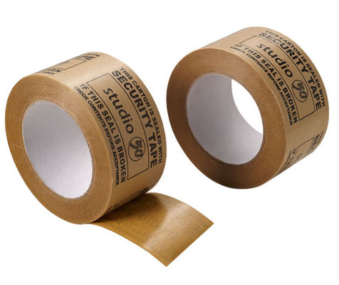 Brown Adhesive Kraft Fragile Sealing Kraft Paper 50mmx50mtr For ...