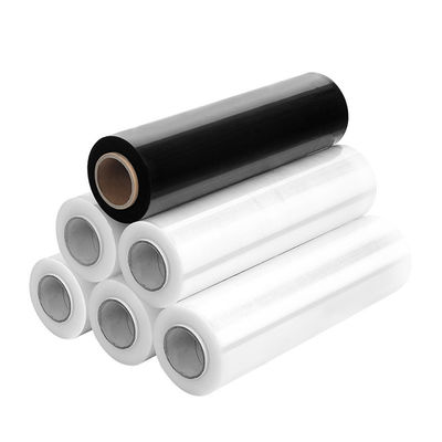 18mic PE Stretch Film 100mm Pallet Wrap Roll OEM