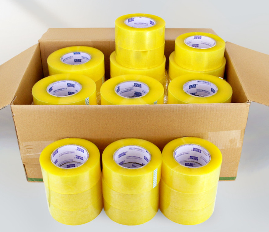 50um Thickness 160m Length Transparent No Noise Hot Melt Adhesive Bopp ...